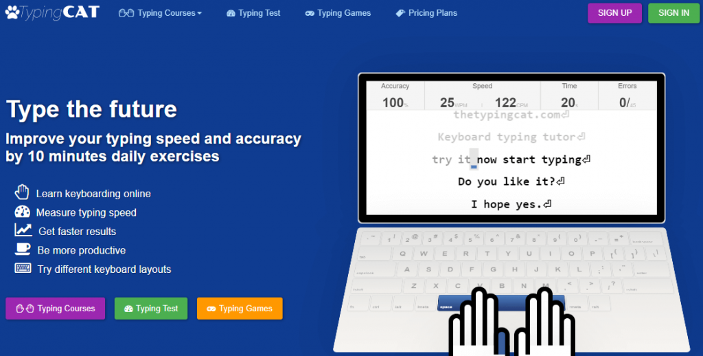 7 Best Typing Test Tools Online | My Click Speed