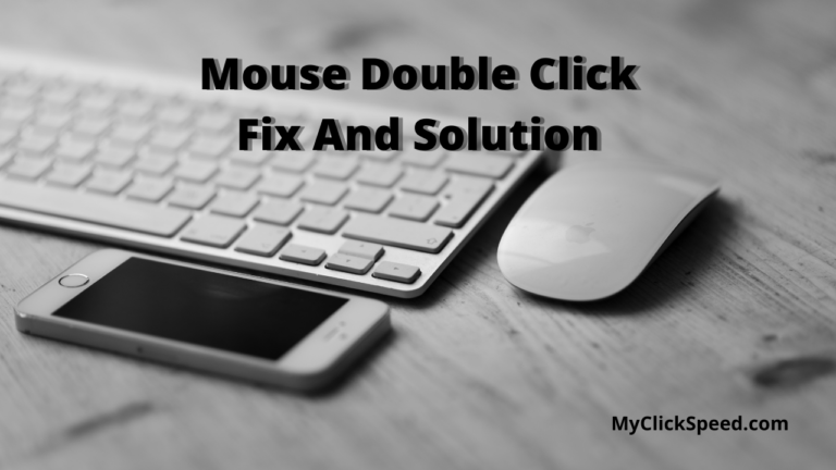 Mouse Double Click Fix And Solution | My Click Speed